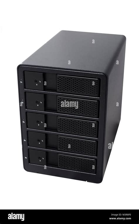 multiple hard drive external enclosure a storage raid array isolated