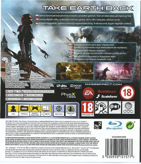 Mass Effect 3 Earth Box Shot For Playstation 3 Gamefaqs