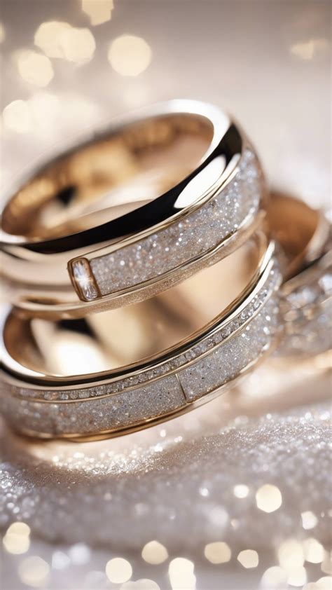 결혼 반지 벽지