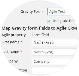 Gravity Forms Plugin Agile CRM