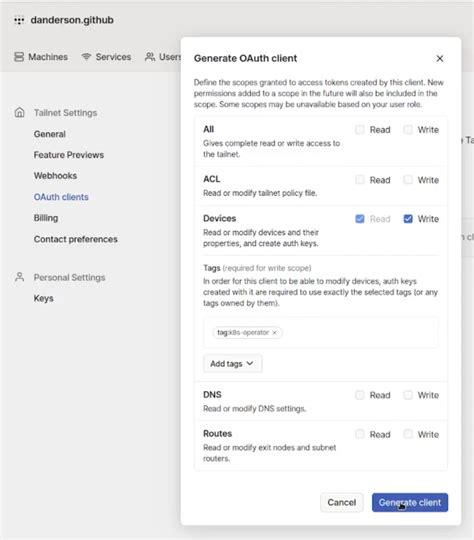Oauth Provider Tailscale Kubernetes Operator Compatibility · Issue
