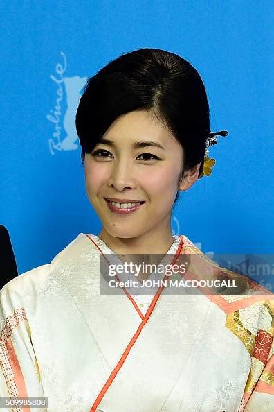 In This Picture Taken On February 13 2016 Japanese Actress Yuko
