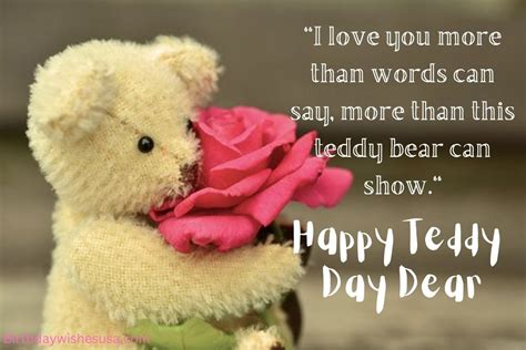 Teddy Bear Pictures With Love Quotes
