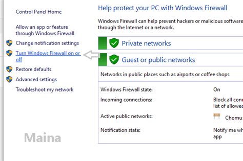How To Turn Off Firewall In Windows TechMaina