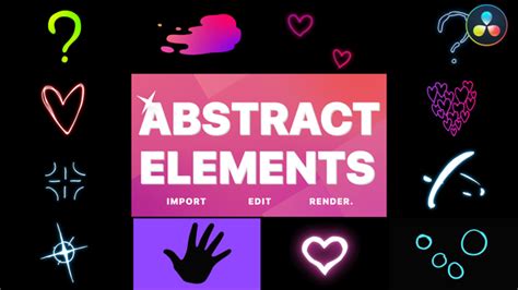 Abstract Pack DaVinci Resolve DaVinci Resolve Templates VideoHive