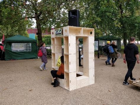 Modular Boxes Used By Extinction Rebellion Are Protest Architecture