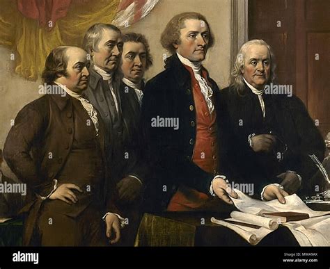 English Committee Of Five Declaration Of Independence July 1776
