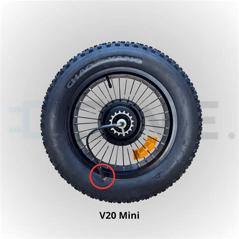 Achtervelg Fatbike V20 Mini Met Spaken Band En Remschijf Compleet A