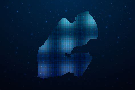 지부티 미래 지향적 인 스타일의지도 별 선 점으로 만든 빛나는 윤곽선 통신 진한 파란색 배경에 인터넷 기술 개념 0명에 대한 스톡 벡터 아트 및 기타 이미지 Istock