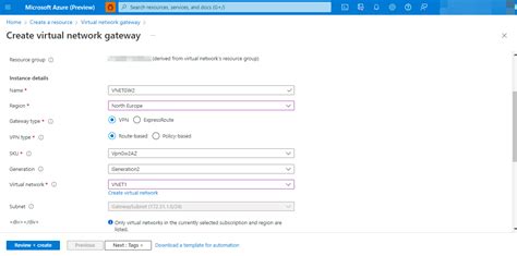 Azure Unable To Create Gateway For Existing Virtual Network Stack Overflow