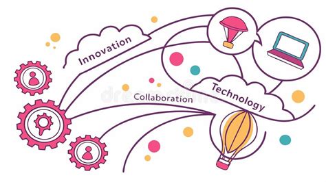 Innovation And Technology Connected Idea Generation Vector Design Generative Ai Stock Vector