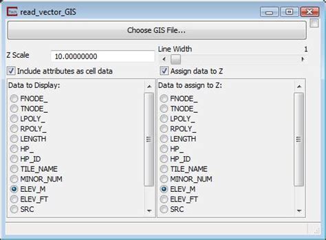 Read Vector GIS