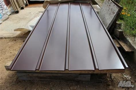 кафява пластифицирана ламарина Tr20х222х1110 Строителни материали Варна Облицовъчна пл