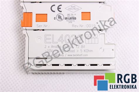 Beckhoff El4032 Warranty Up To 24 Months Express Shipping ⚡ Rgb Automatyka Industrial