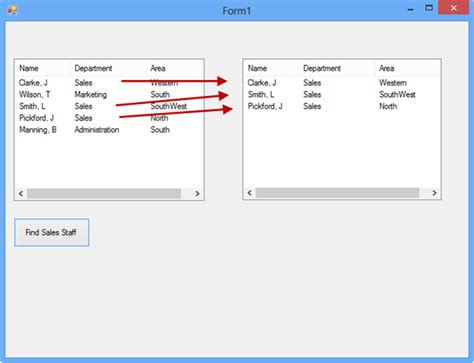 Filter A Windows Forms Listview And Copy Matching Items Ged Meads Blog Vbcity The Net