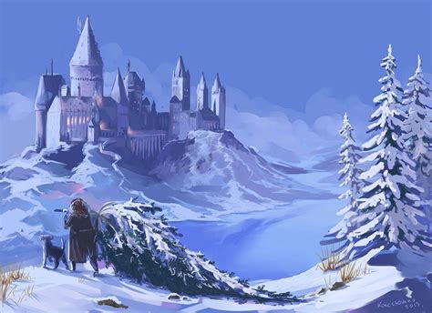 Hogwarts Winter Wallpapers Top Free Hogwarts Winter Backgrounds