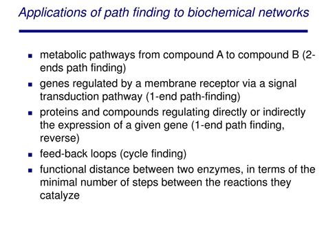 Ppt Graph Based Analysis Of Biochemical Networks Powerpoint Presentation Id4236632