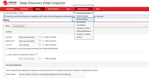 Deploying Deep Discovery Email Inspector Ddei In Bcc Mode Using