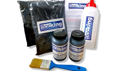 Diy Flock Kit Twin Pack Flocking Powder Flocking Adhesive Bordeaux