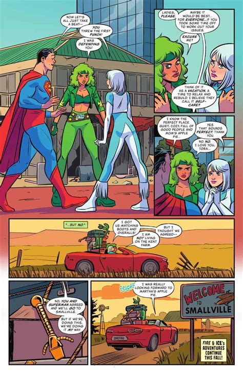 Dc Comics And Power Girl Special 1 Spoilers And Review Setting Up And Teasing Dawn Of Dcs Fire