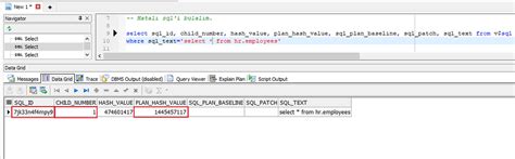 spm ve sqlpatch ile sql plan sabitleme fixing