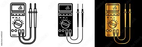 Multimeter Icon An Icon Representing A Multimeter Symbolizing Electrical Measurement Testing