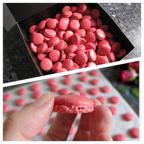 Raspberry Macaron White Chocolate Ganache Filling