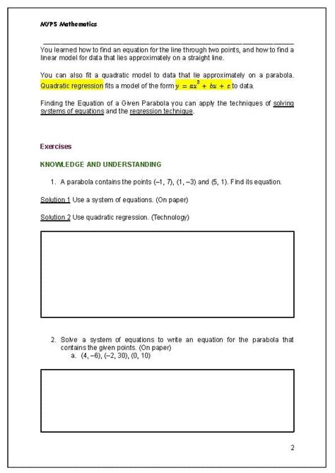 Quadratic Regression Using Desmos Graphing Worksheet By Alfred Made It Easy