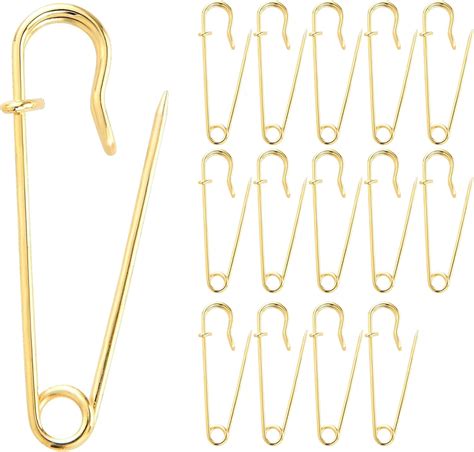 55mm217inch Gold Large Safety Pins