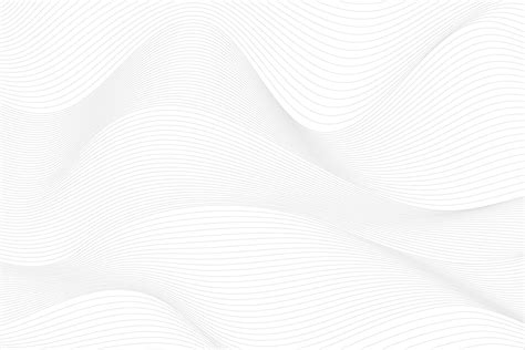 Abstract White And Gray Color Modern Design Stripes Background With Geometric Round Shape Wavy