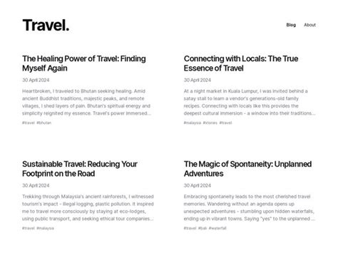Themes Templates Jamstack Themes