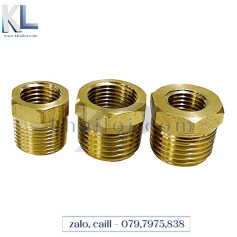 Cà rá đồng ren 34mm Lơ thu thau ren cút nối giảm ren trong ren ngoài Shopee Việt Nam