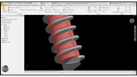 Tornillo Bobina Screw Coil Tutorial Autodesk Inventor Te Lo Hago Fácil Youtube