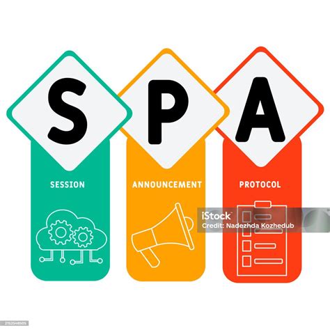 Spa Session Announcement Protocol Stock Illustration Download Image