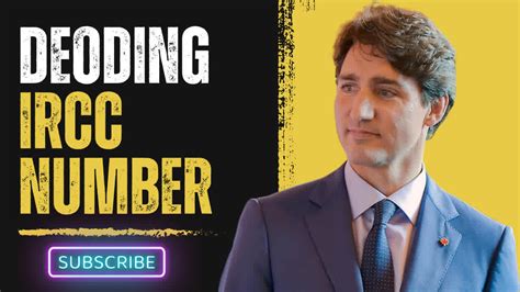 Understanding An IRCC Number