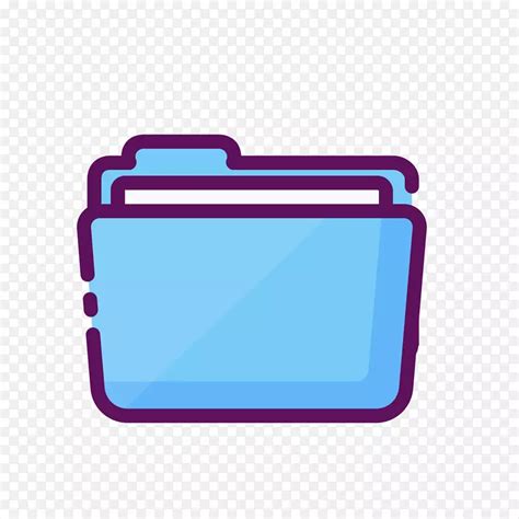 卡通手绘彩色文件夹矢量图标png图片素材下载 图片编号7507838 Png素材网