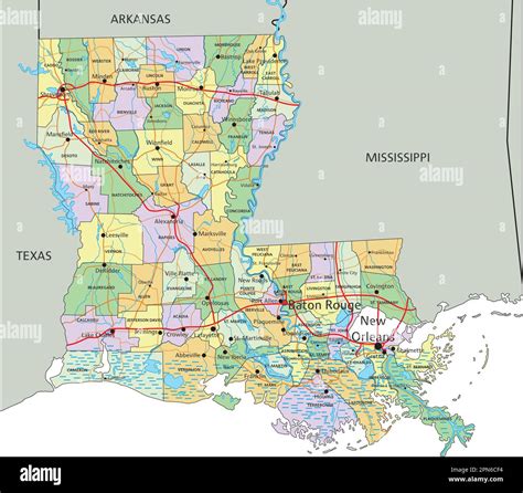 Louisiana On The Map A Seasonal Exploration