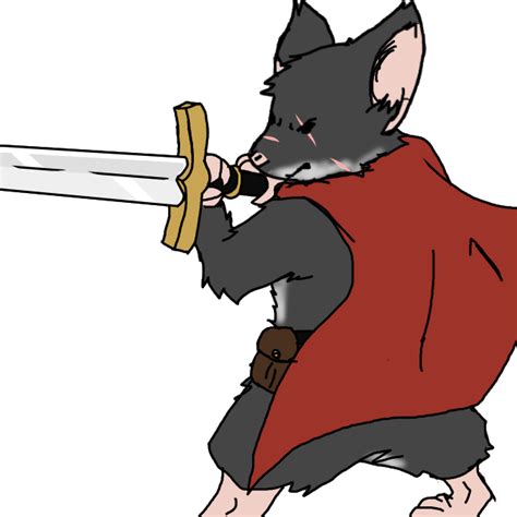 Drawing Of A Guard Mouse R Mouseguard