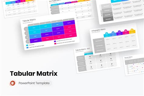 Tabular Matrix Powerpoint Ppt Template Nulivo Market