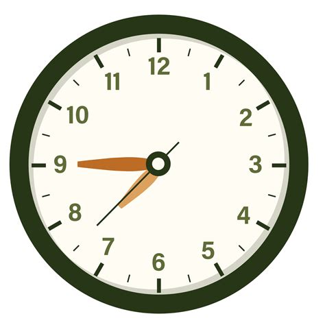 Wall Analog Clock Design Show At 745 Time And Clock Illustration 35271156 Png Wall Analog Clock Design Show At 745 Time And Clock Illustration 35271156 Png