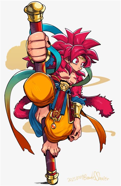 Nanika Nnkgh Son Goku Sun Wukong Dragon Ball Dragon Ball Daima Boy Alternate Costume