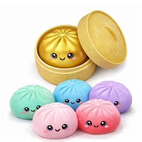 Golden Surprise Mystery Squishy Dumpling Party Expert