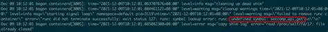 rhel 7 installation regression on 1 5 7 runc symbol lookup error
