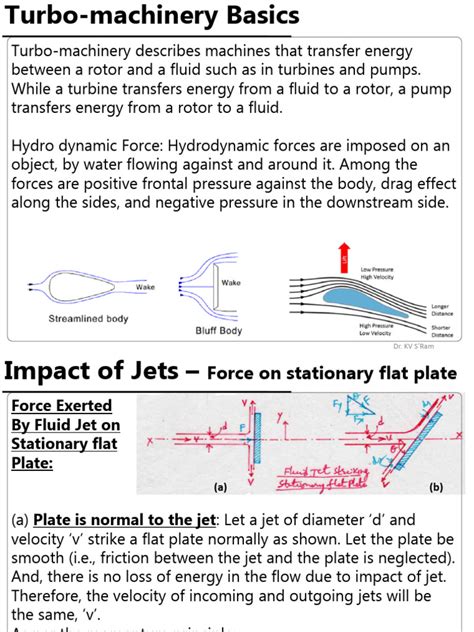 Hhm Unit Iv Turbomachinerybasics Pdf Hydroelectricity Power Station