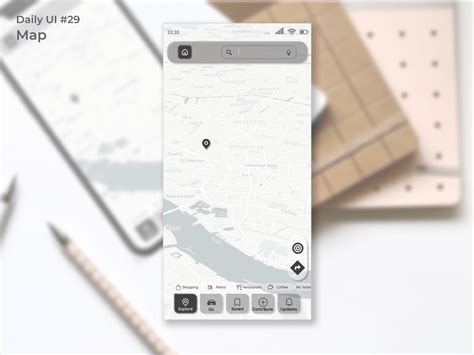 Map UI Design On Behance