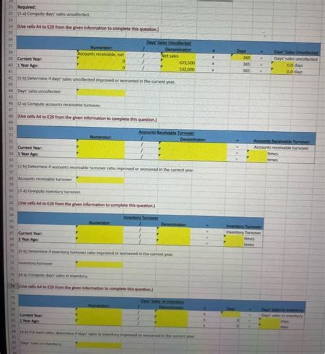 [solved] use cells a4 to e29 from the given information
