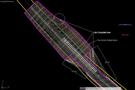 corridor surfaces corridor extents as outer boundary problem