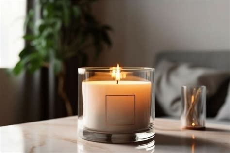 Candle Jar Burning Generate Ai 3506388