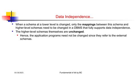 Fundamentals Of Database Power Point 1 4 Pptx