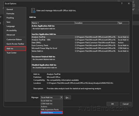 Fix Toolbar Not Showing In Excel Avoiderrors